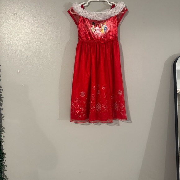 Disney | Dresses | Disney Red Dress With White Trim | Poshmark